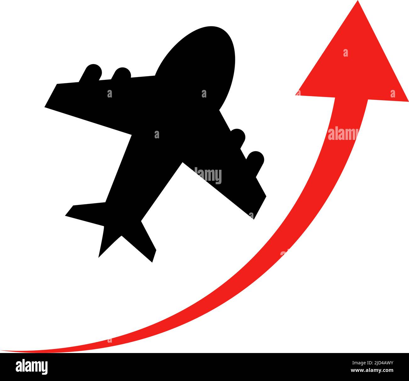Arrow flying flat vector Cut Out Stock Images & Pictures - Alamy