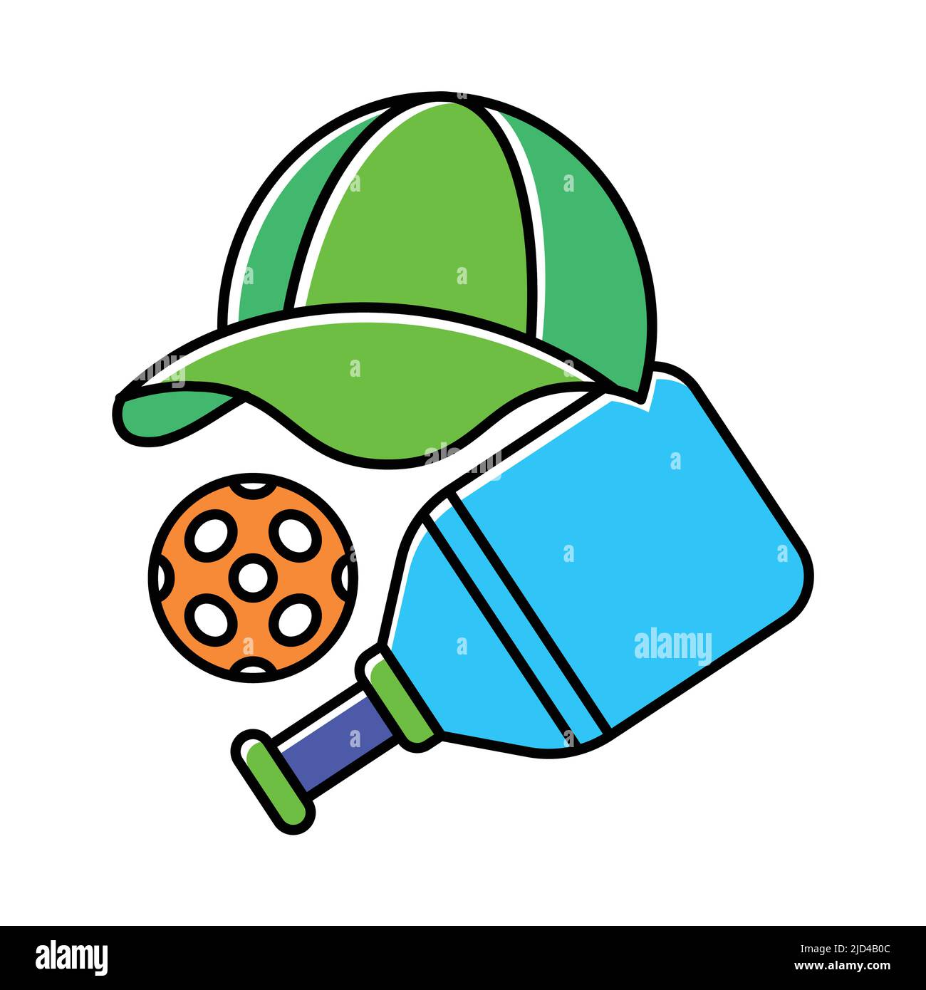 Baseball cap Stock Vector Images - Alamy