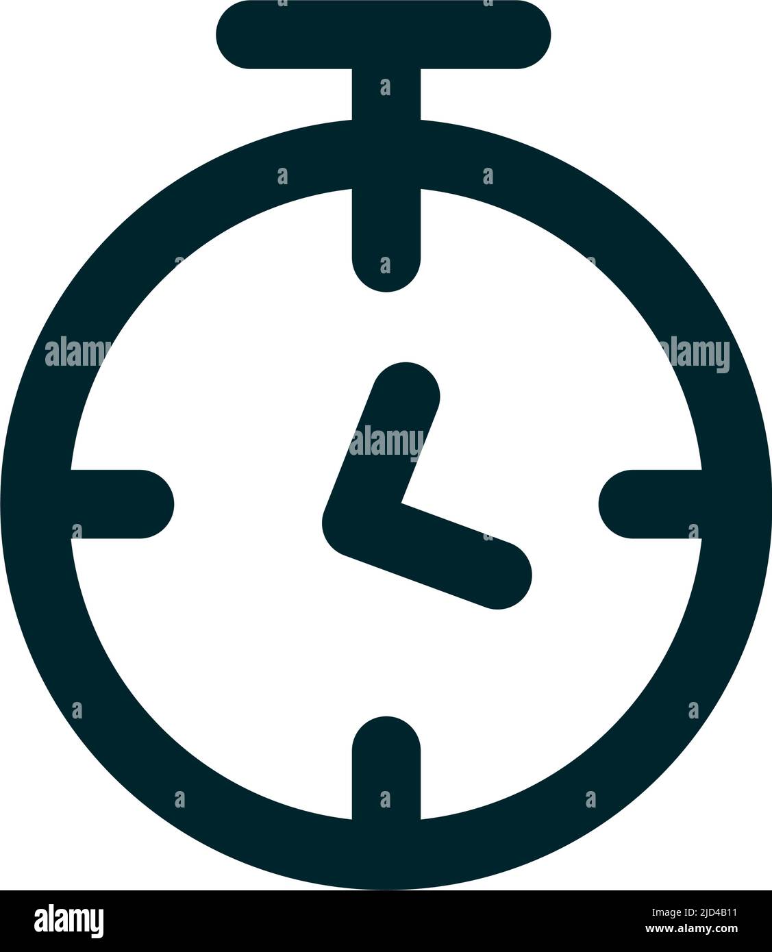 Timer icon. Stopwatch. Sport competition time measurement. Editable vector Stock Vector Image ...