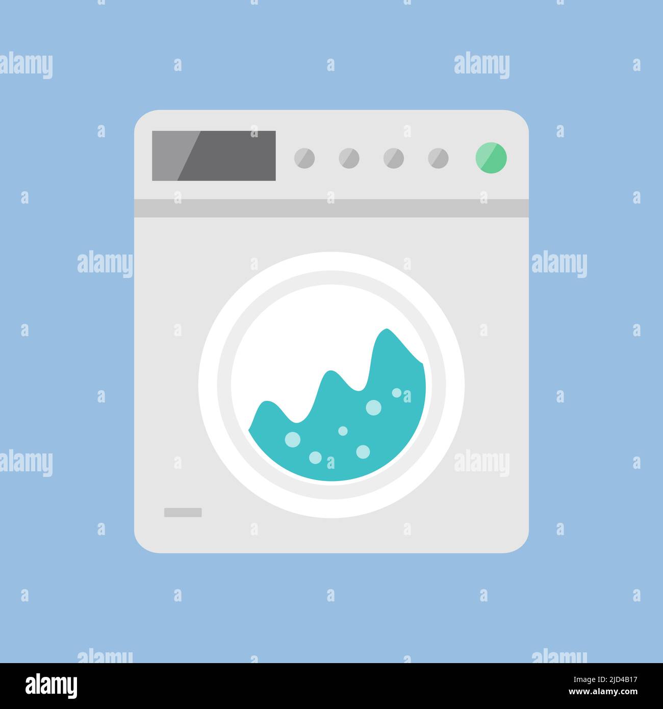 Realistic washing machine icon. Washer. Editable vector Stock Vector ...