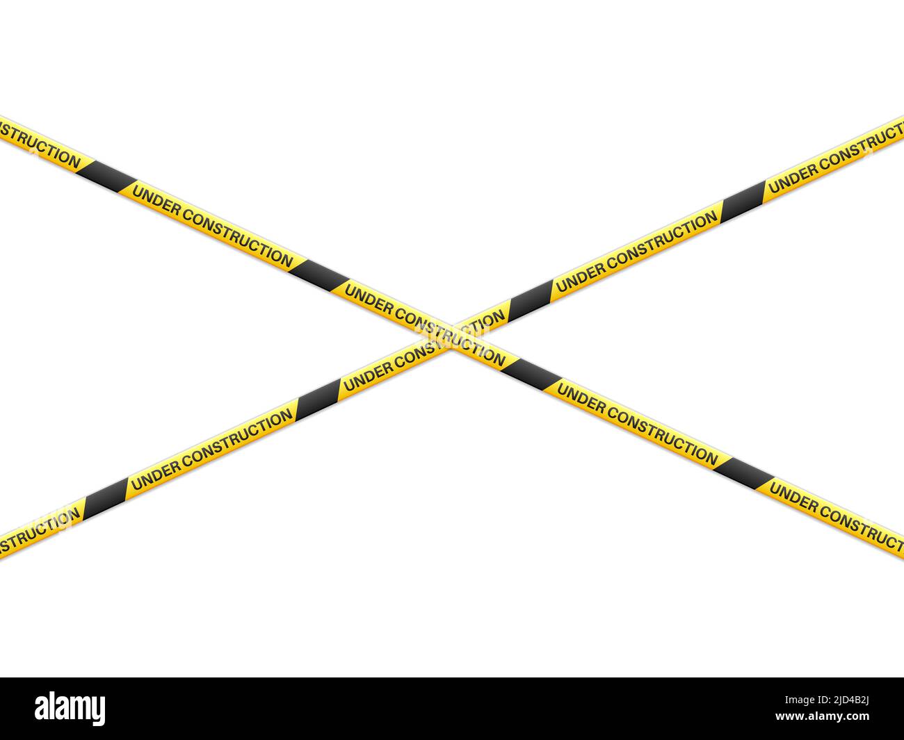 Under construction tape on Cut Out Stock Images & Pictures - Alamy