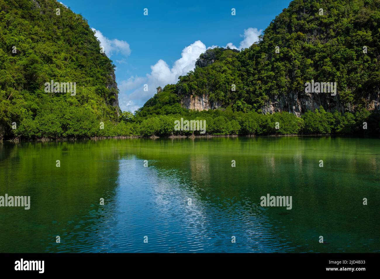 Koh Hong Lagoon Krabi Thailand. Koh Hong island is famous tour lagoon ...