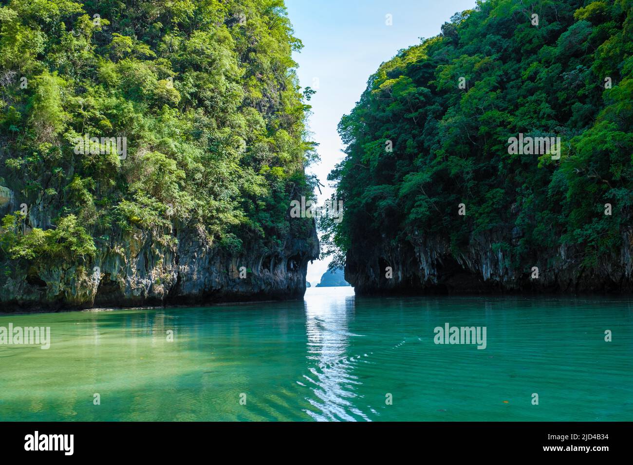 Koh Hong Lagoon Krabi Thailand. Koh Hong island is famous tour lagoon ...