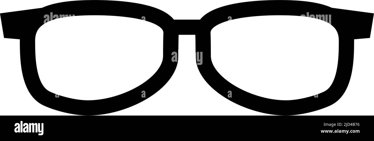 Glasses, sunglasses icon. Sight. Editable vector Stock Vector Image ...