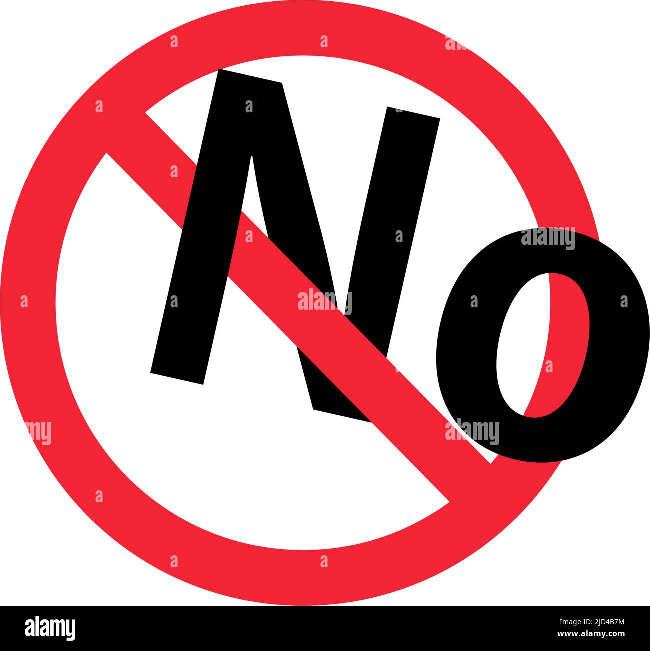 No entry letters Stock Vector Images - Alamy