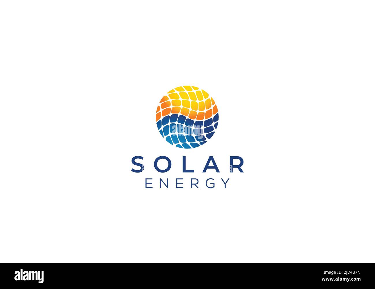 solar energy tech logo design Stock Vector Image & Art - Alamy