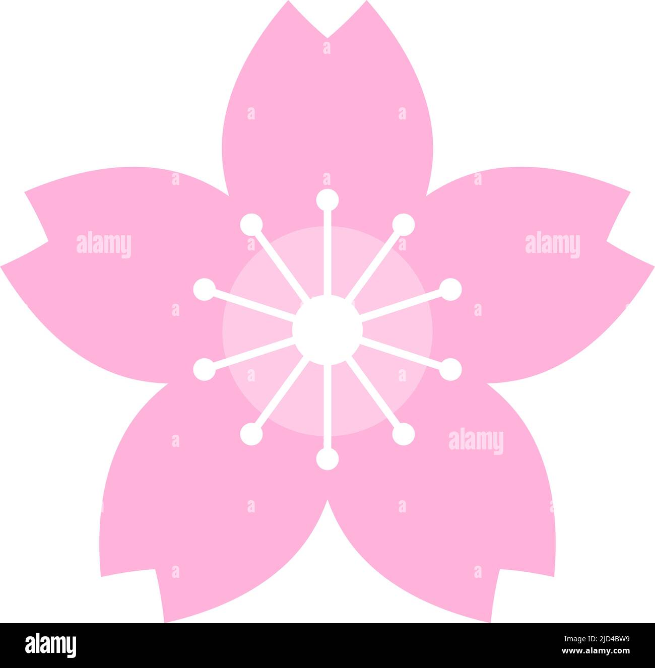 Asia flowering plant Stock Vector Images - Alamy