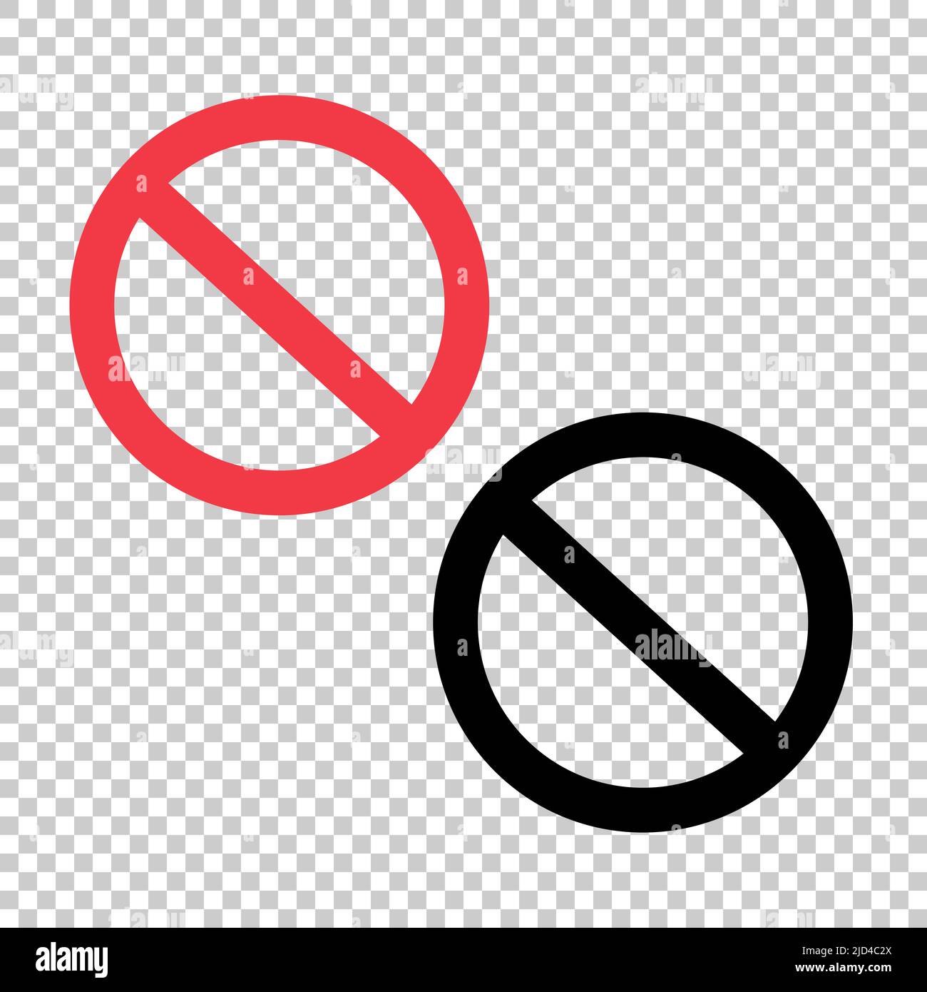 Red and black stop sign set. Editable vector Stock Vector Image & Art ...