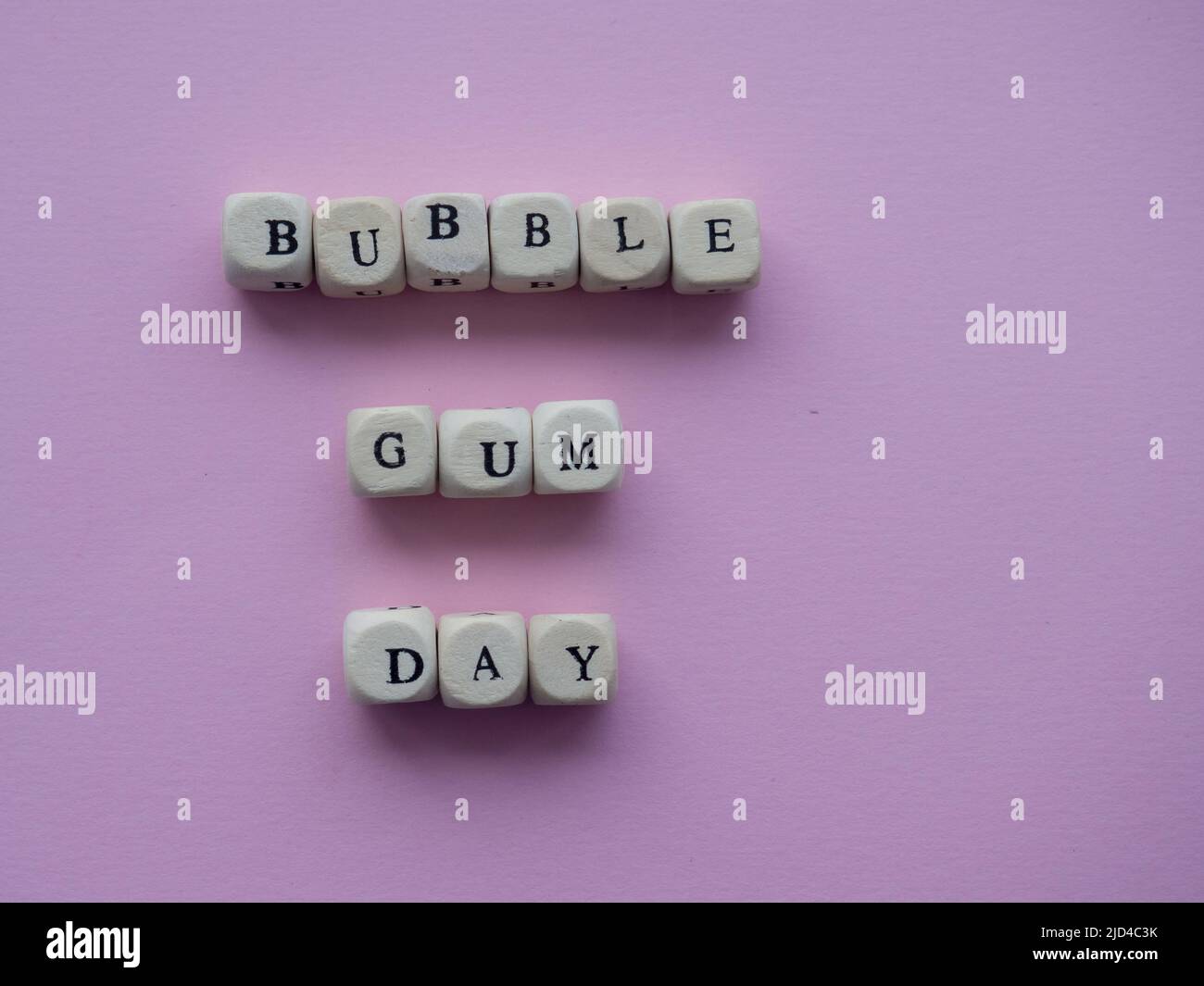bubble gum day Stock Photo - Alamy