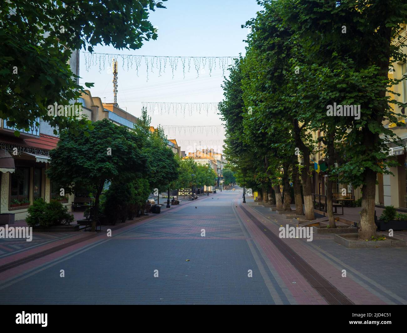 Lesya Ukrainka st in Lutsk Stock Photo - Alamy