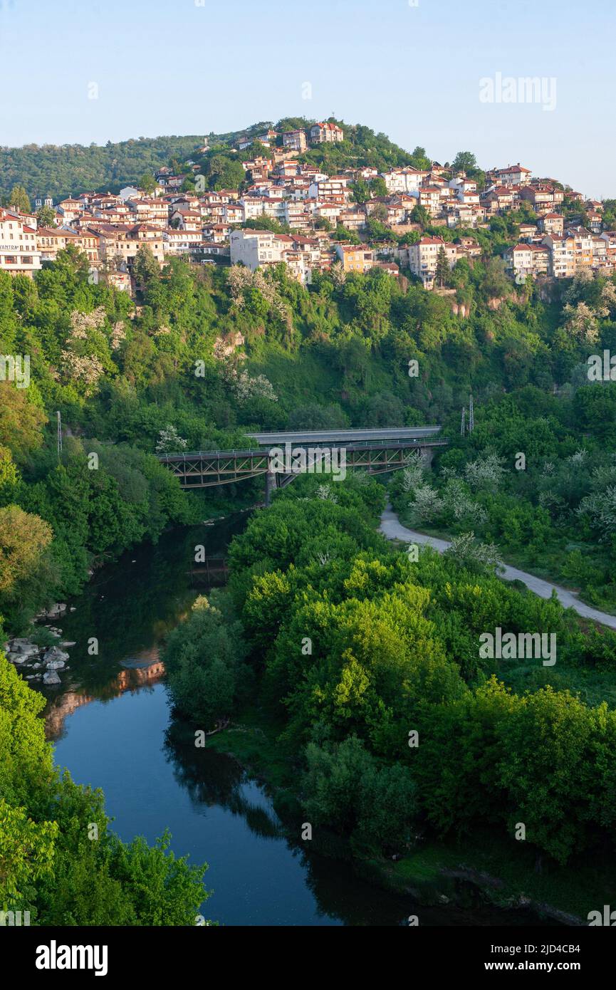 Veliko Tarnovo located on the Yantra River and is famously known as the ...