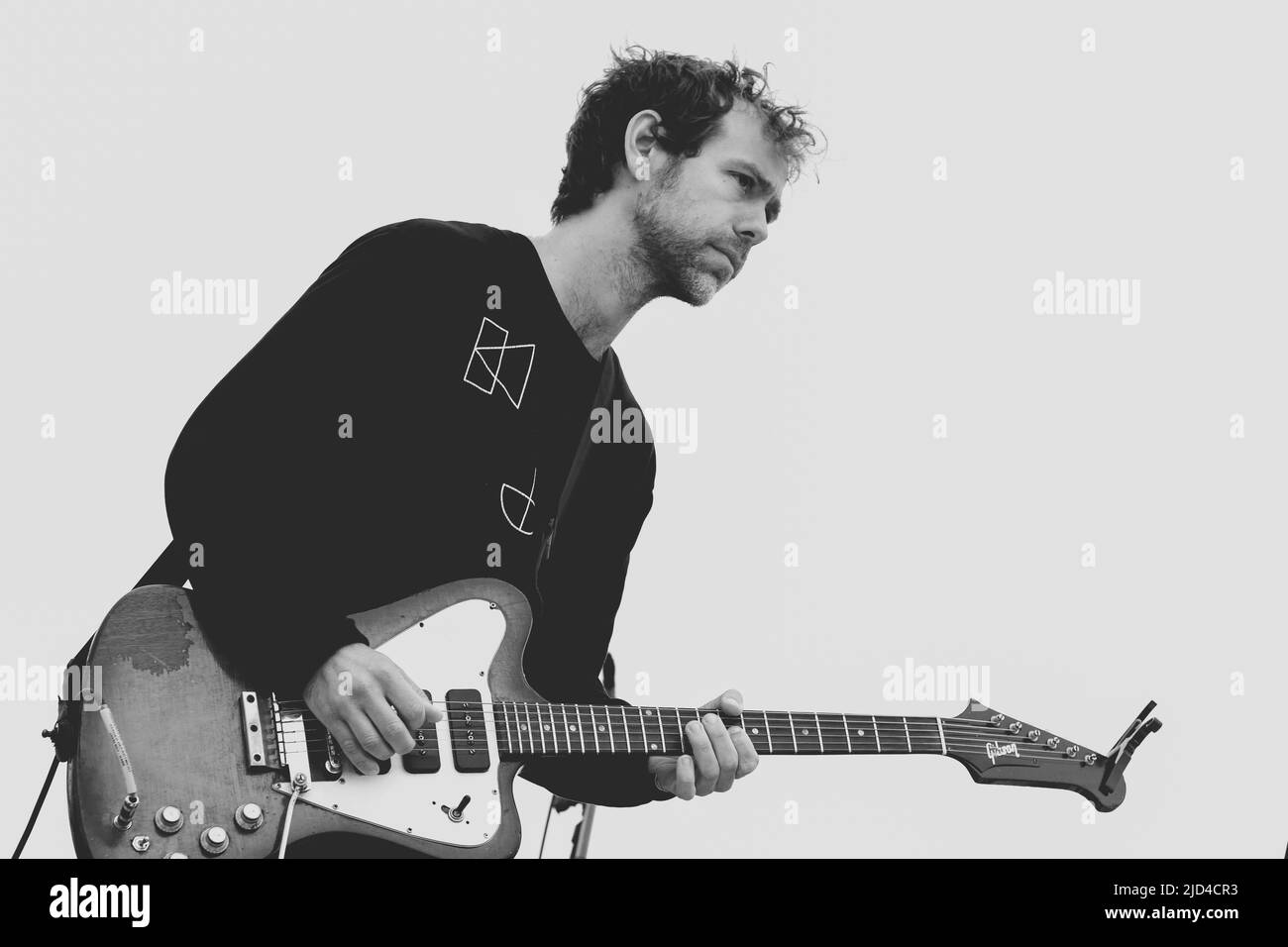 Aaron Dessner of Big Red Machine Band performs live on stage at Hafen ...