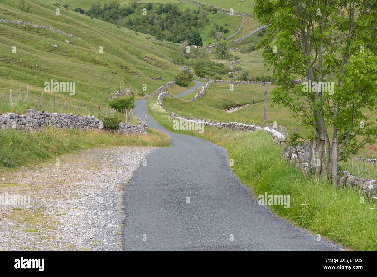 Open road over the Dales Stock Photo - Alamy