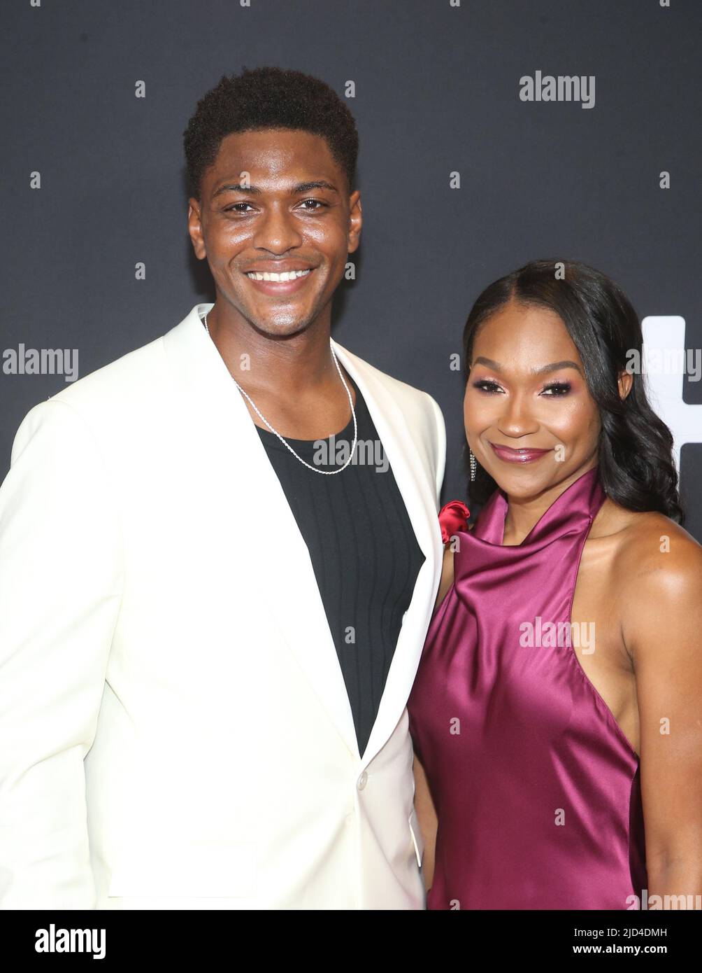 West Hollywood, California, USA. 17th June, 2022. Justin Cornwell, Lindsay Jones, the Netflix ...