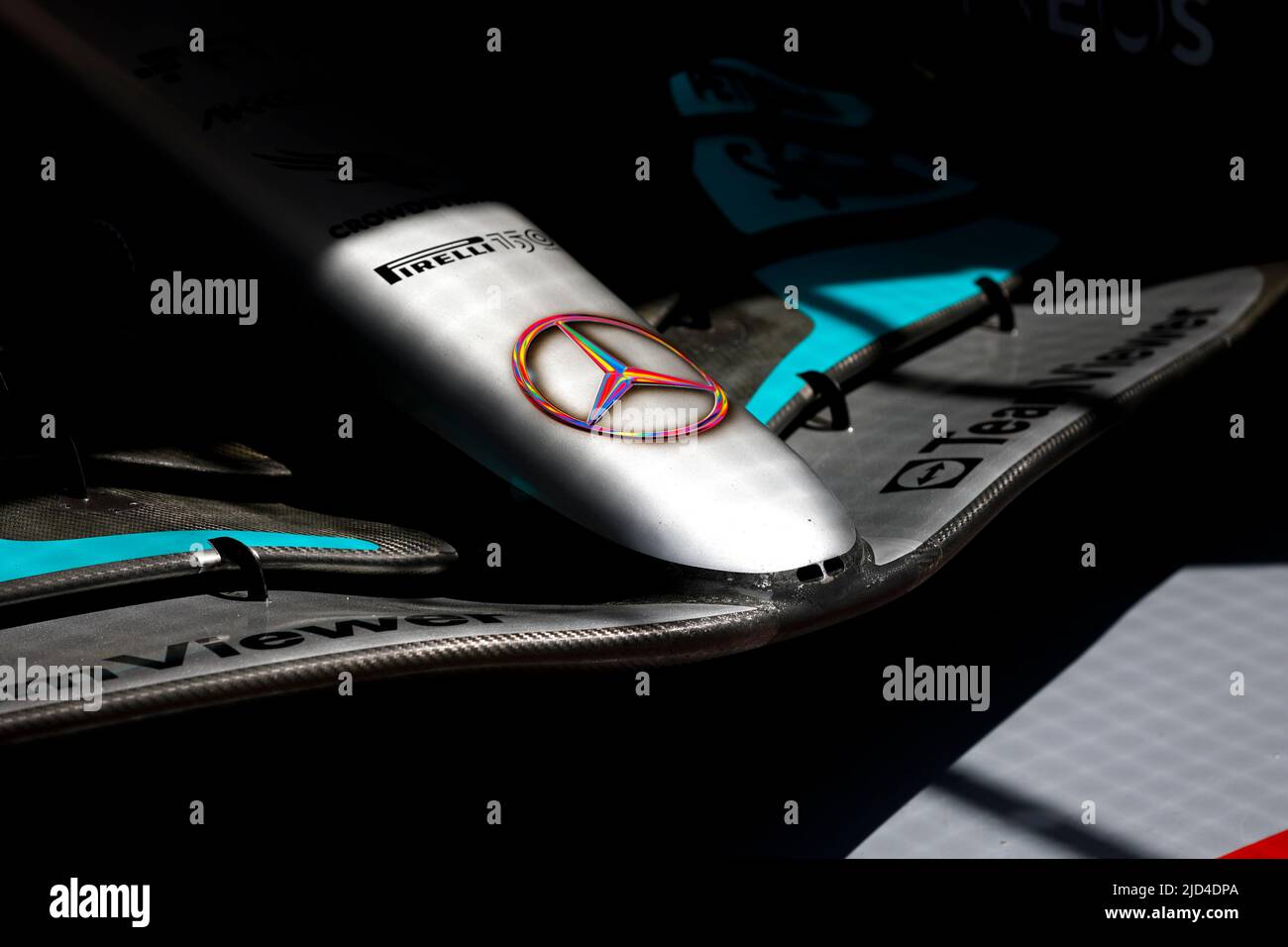 Mercedes f1 2022 front wing hi-res stock photography and images - Alamy