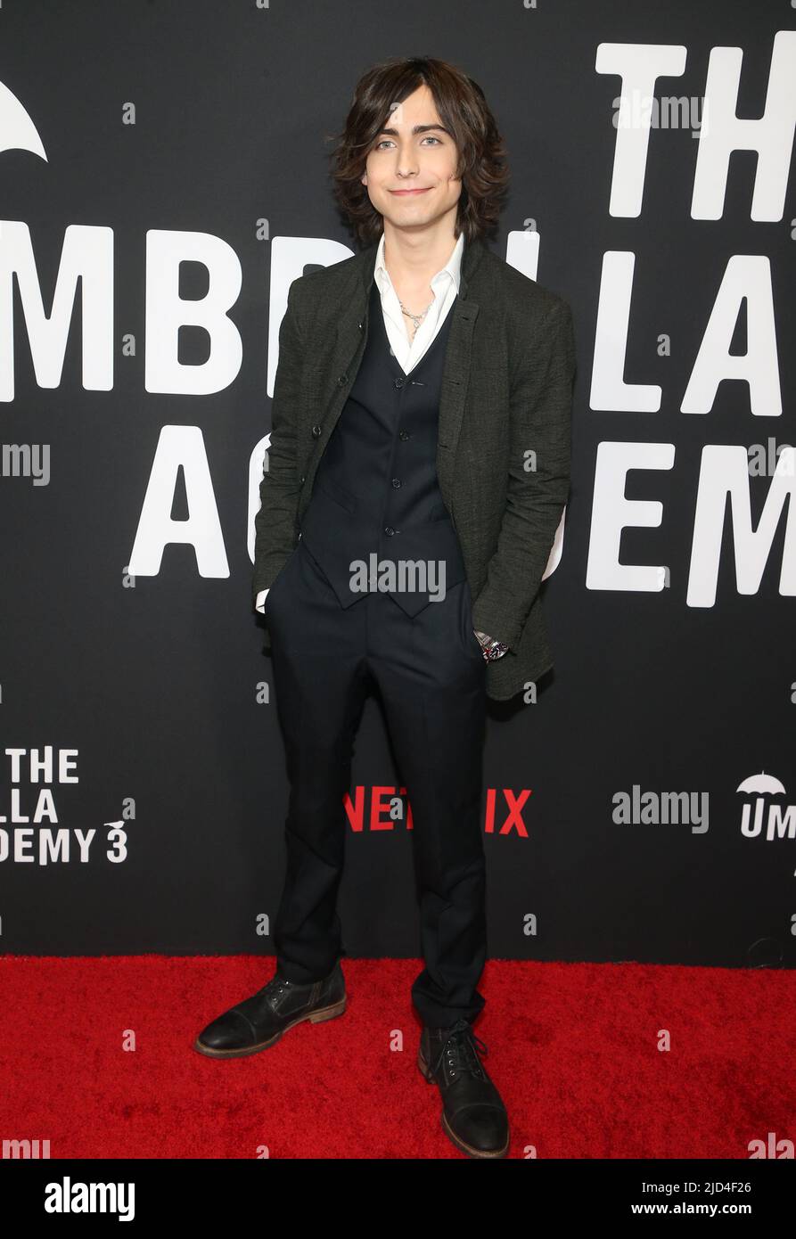 17 June 2022 - West Hollywood, California - Aidan Gallagher, the ...