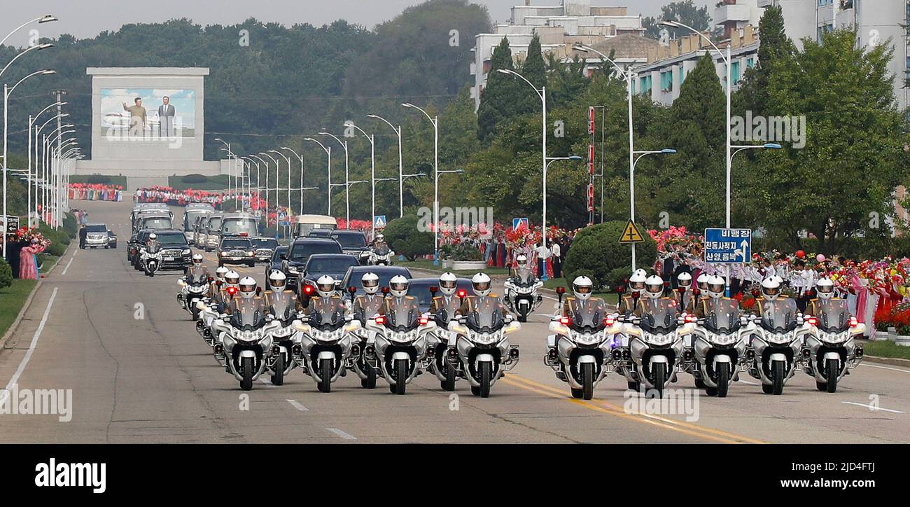 Sep 18, 2018-Pyeongyang, North Korea-South Korean President Moon Jae In ...