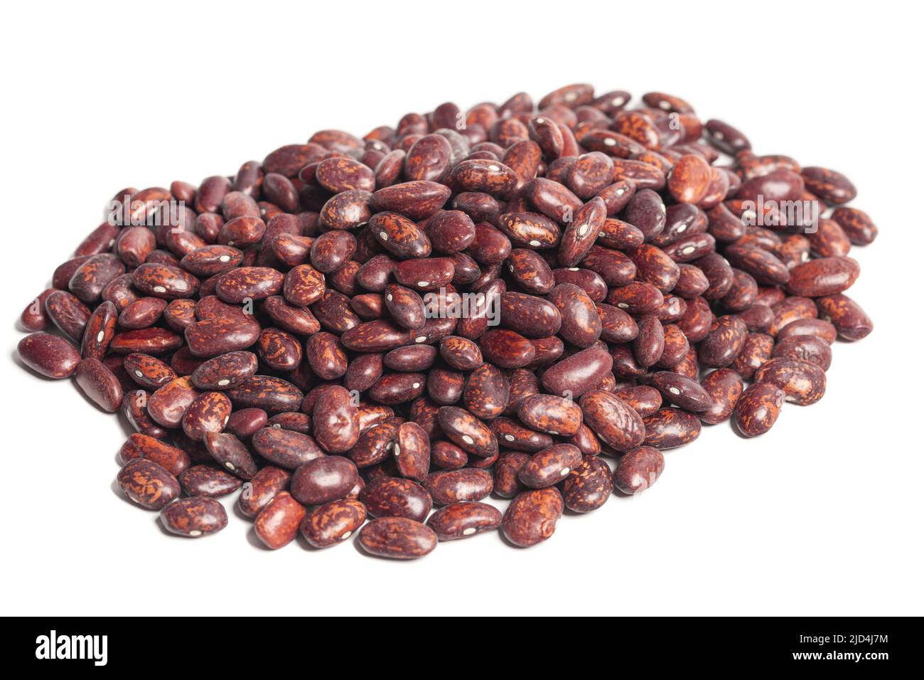 Red beans isolated on white background Stock Photo - Alamy