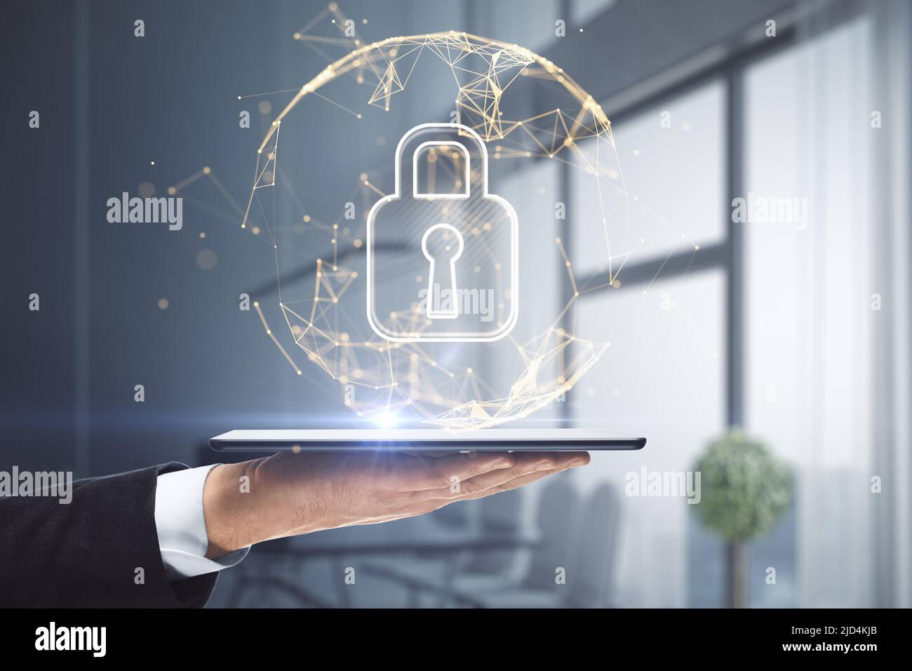 Cyber lock global sphere hi-res stock photography and images - Alamy