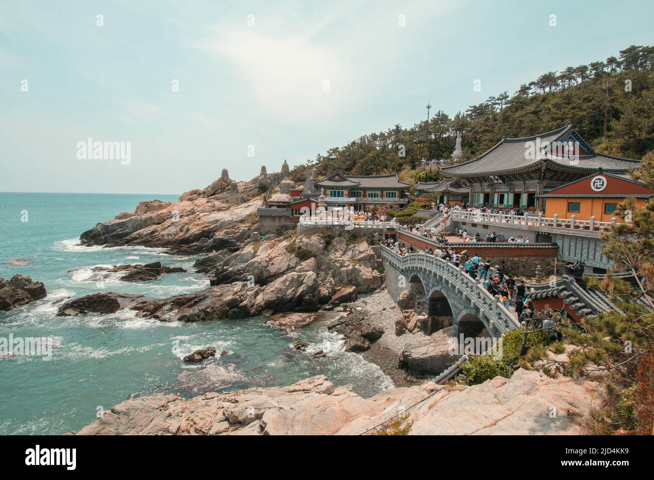 Haedong Yonggungsa Temple in Busan Seaside Temple in Korea Stock Photo ...