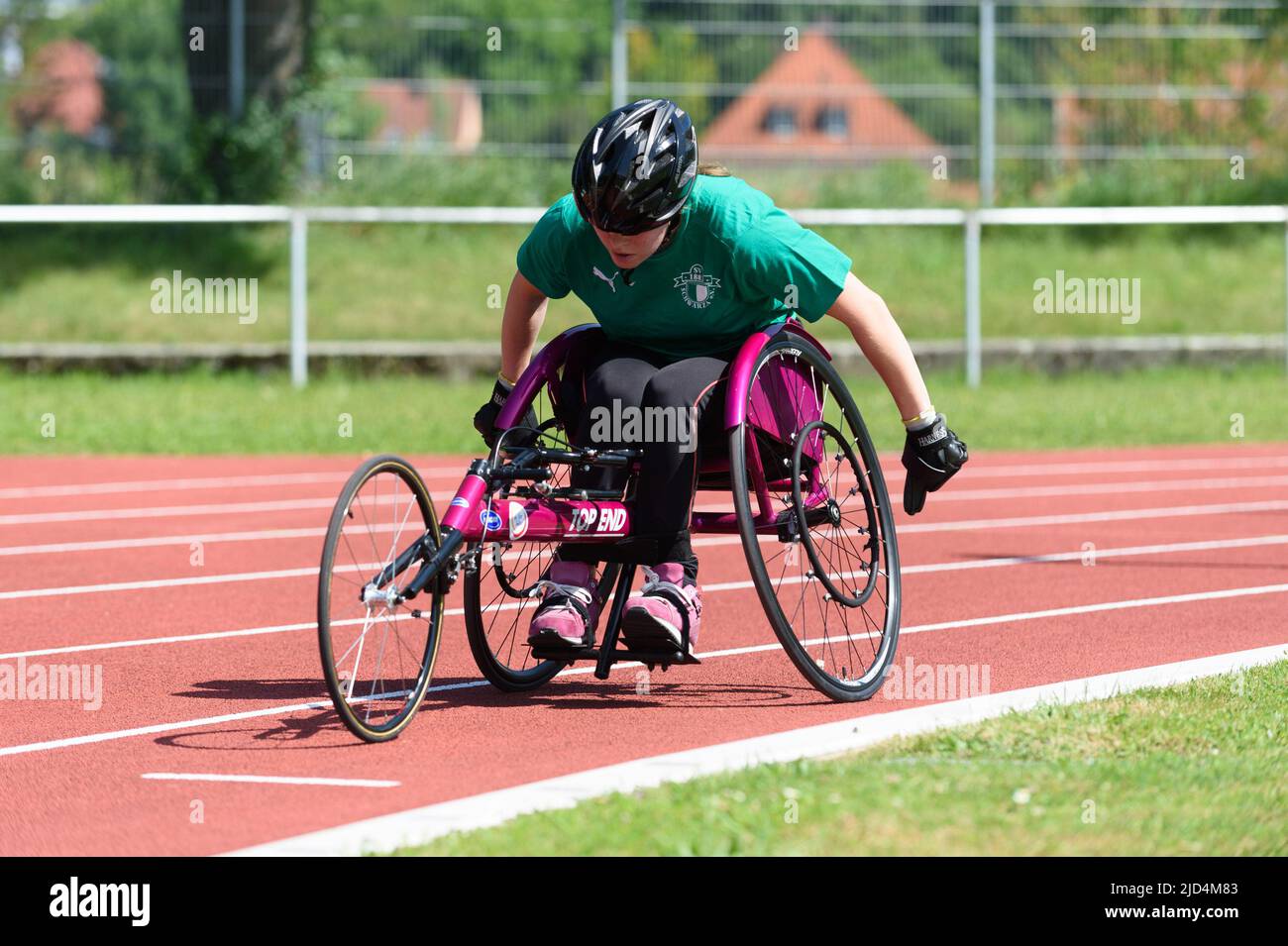 Julia Frederike Langer (126 SV 1883 Schwarza) during the 1,500-metre ...
