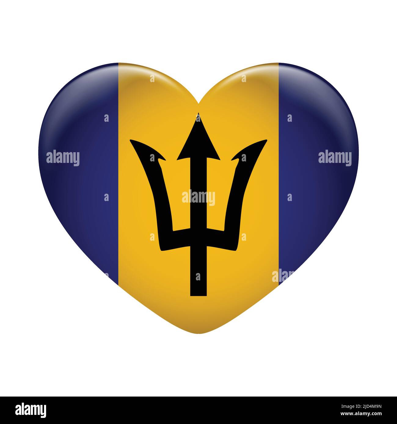 Barbados flag icon isolated on white background. Barbados flag. Flag ...