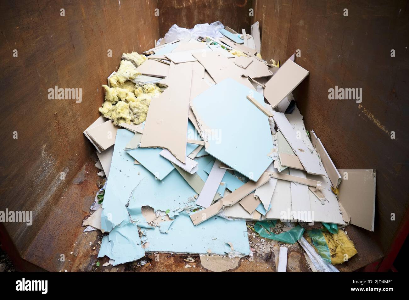 Rubbish and garbage in skip for disposal at dump site Stock Photo - Alamy