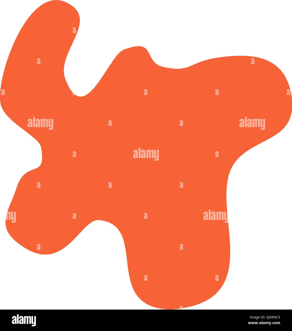 Irregular Freeform aesthetic abstract Handdraw Organic Shape Stock ...