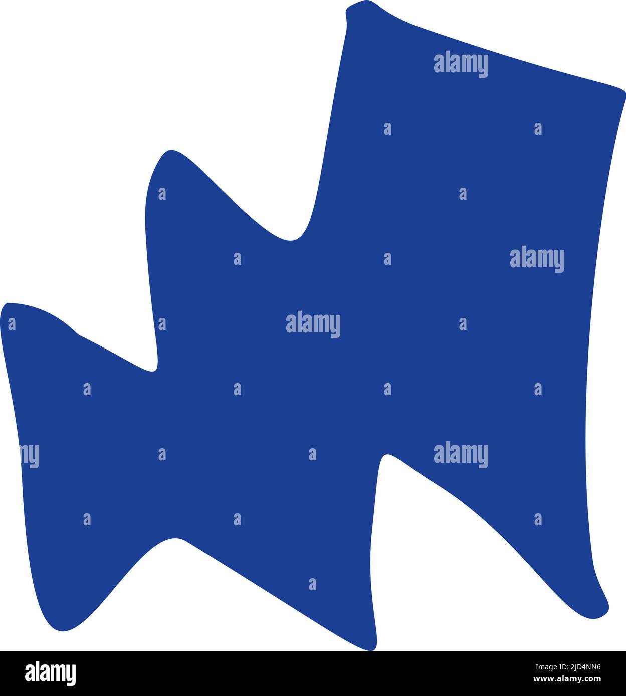 Polygonal angular geometric shape. Irregular Handdrawn Freeform Stock ...