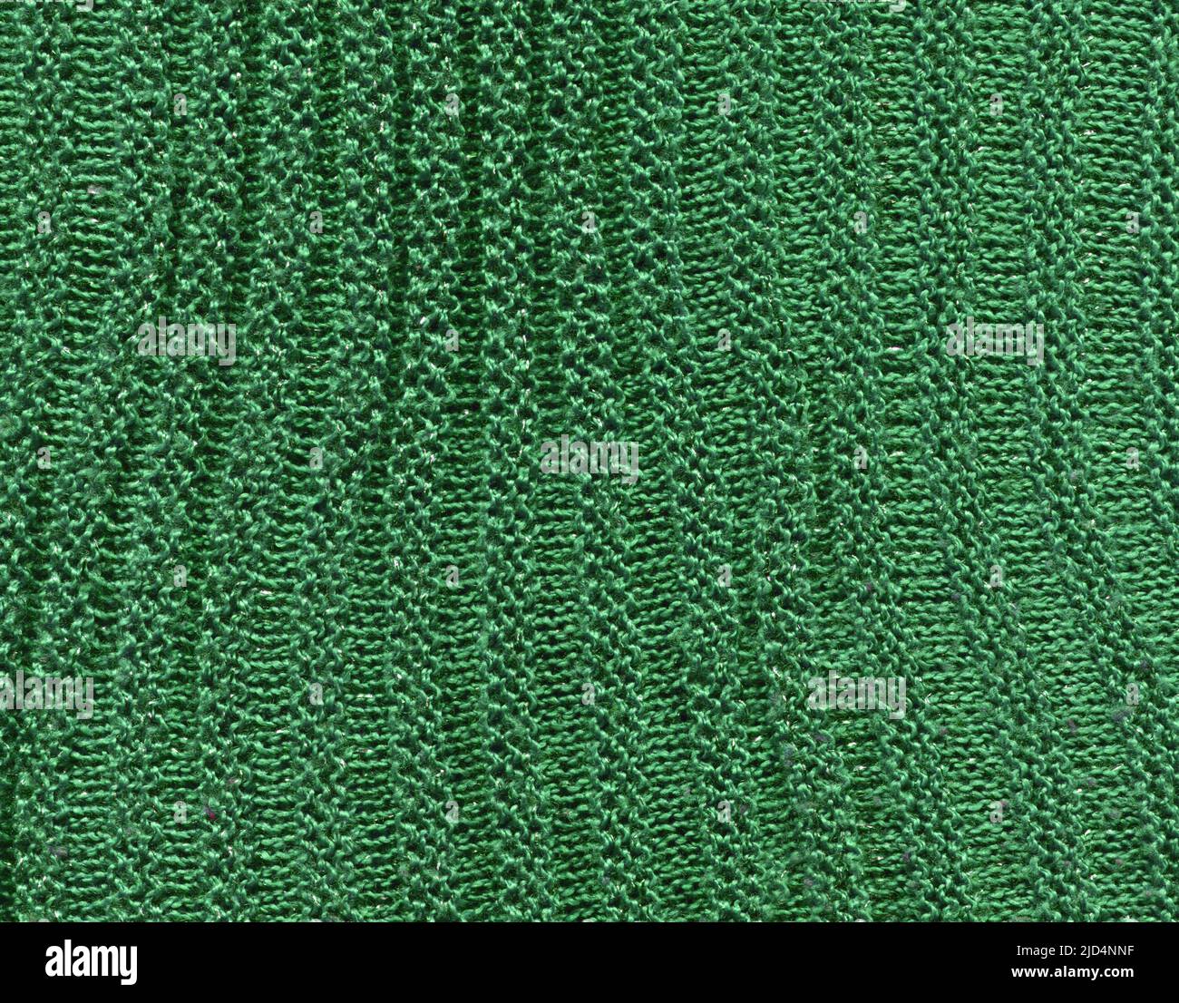 Knitted natural textile green sweater texture. Texture of a knitted eco ...