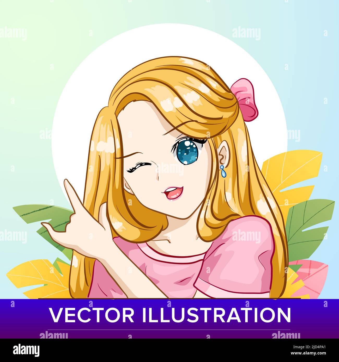 Beauty long Stock Vector Images - Alamy