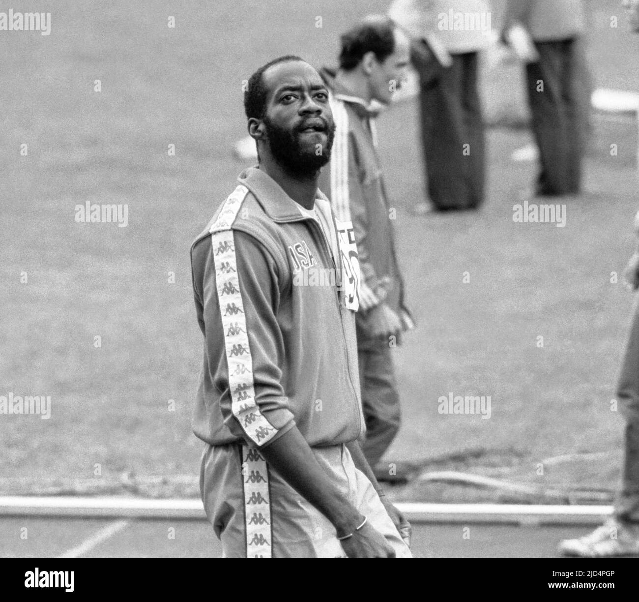 EDWARD MOSES USA 400 m hurdle athlete at IAAF World Champion Ship in ...