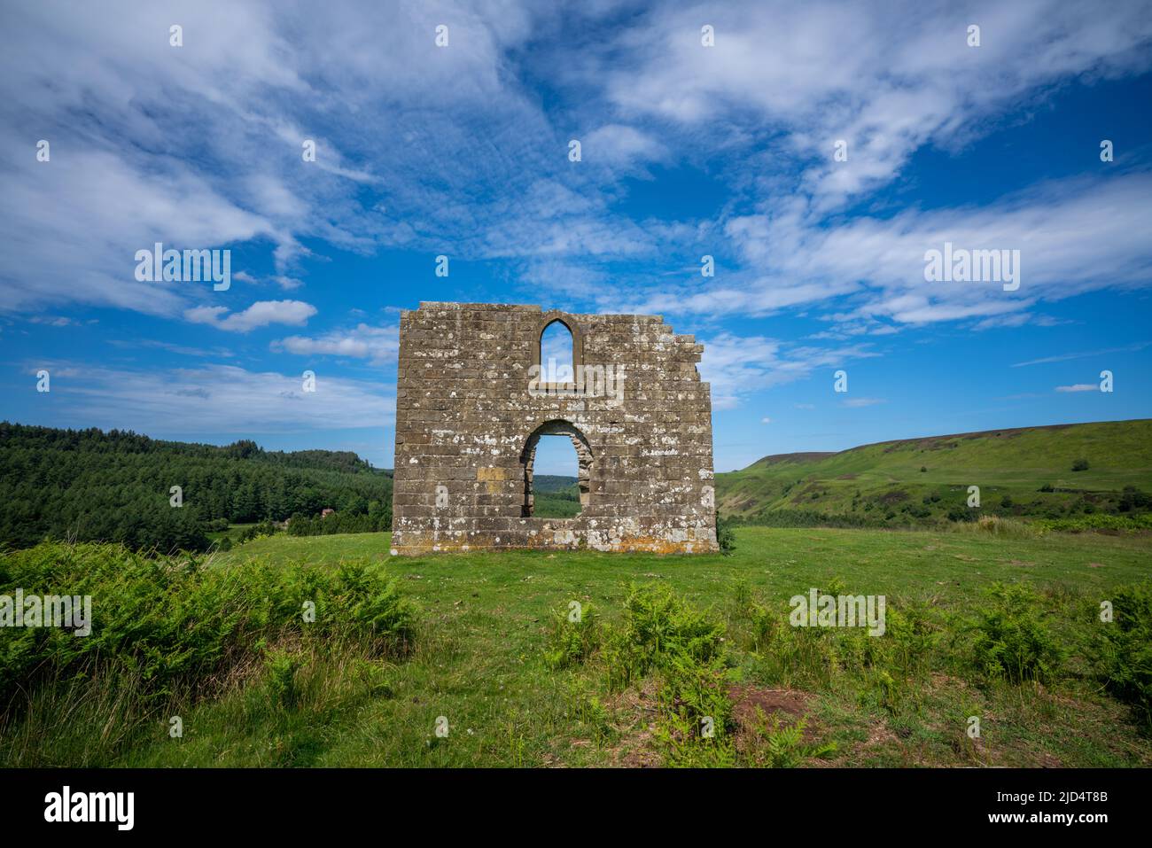 Skelton Tower on the North York moors in England Stock Photo - Alamy