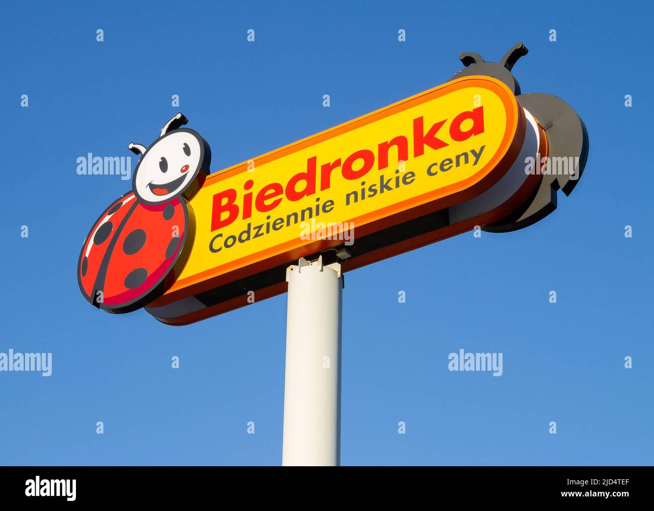 Biedronka shop logo hi-res stock photography and images - Alamy