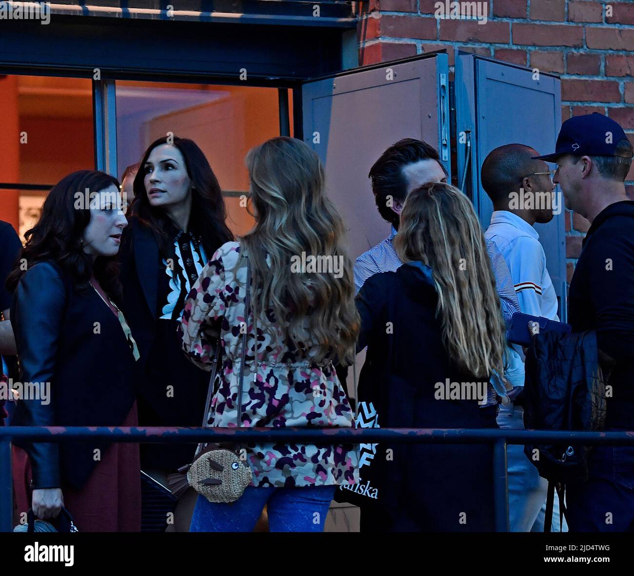 Famke Janssen at a party at Fotografiska in Stockholm, Sweden June 17 ...