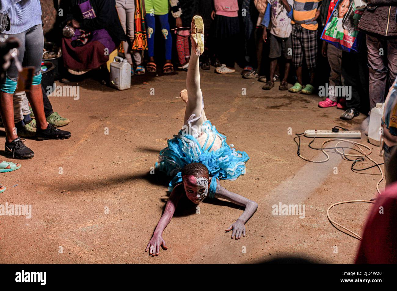 June 12, 2022, Nairobi, Kenya: Young ballerina Marion Adhiambo (10 ...