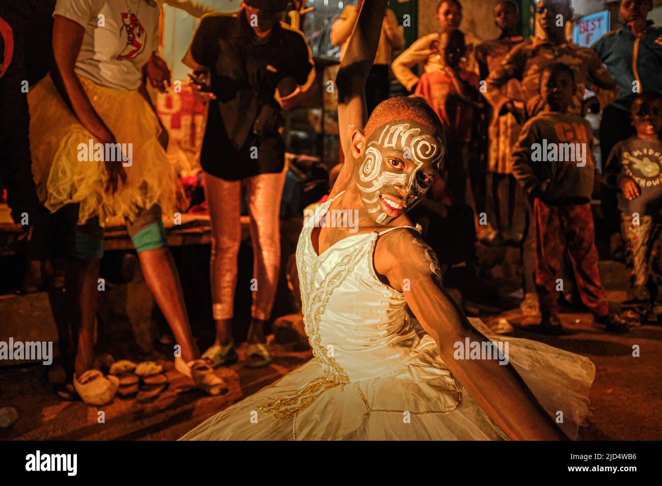 June 11, 2022, Nairobi, Kenya: Young ballerina Nichole Atieno (13 ...