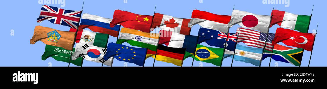 20 major countries hi-res stock photography and images - Alamy