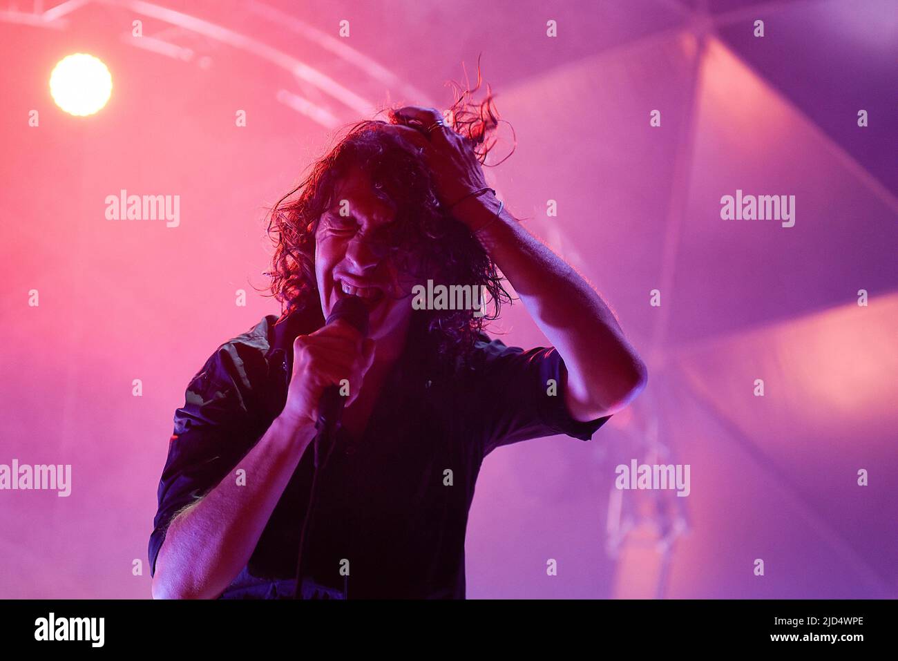 Rome, Italy. 17th June, 2022. Italian singer Francesco Motta, known ...