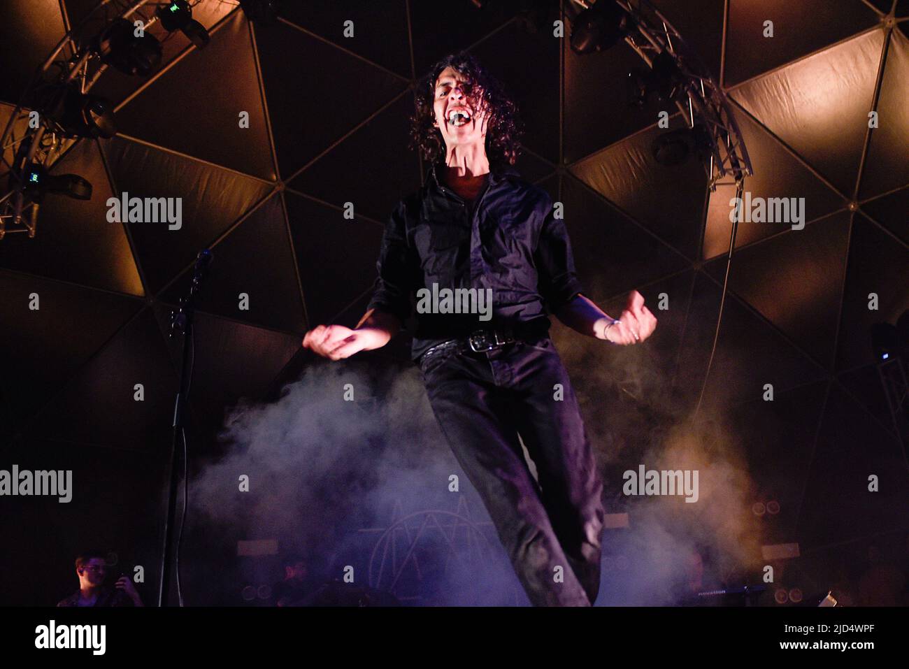 Rome, Italy. 17th June, 2022. Italian singer Francesco Motta, known ...
