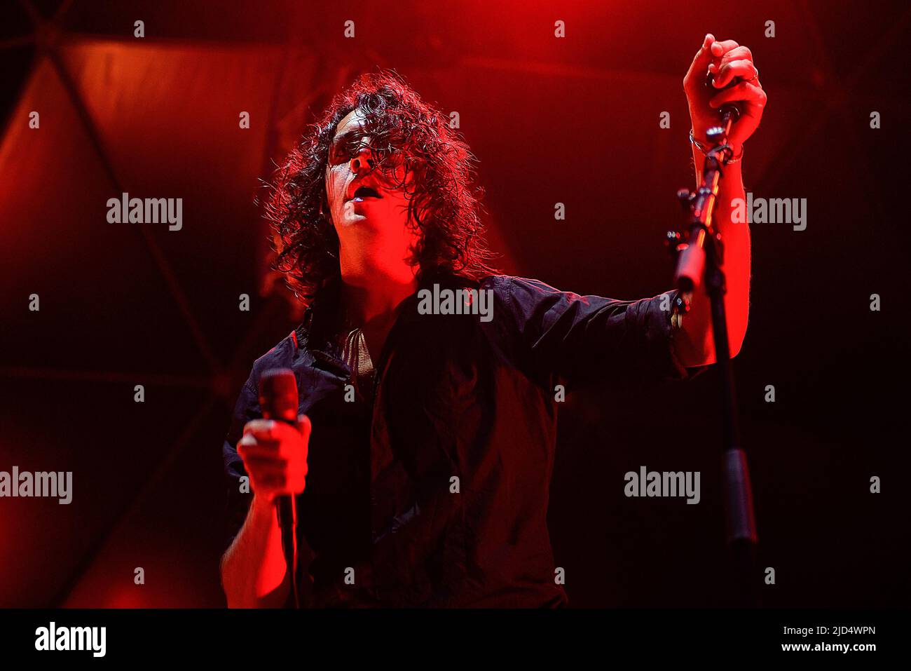 Rome, Italy. 17th June, 2022. Italian singer Francesco Motta, known ...