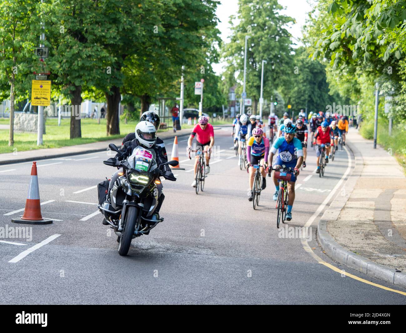 Ride London-22, Motor Bike Stock Photo - Alamy