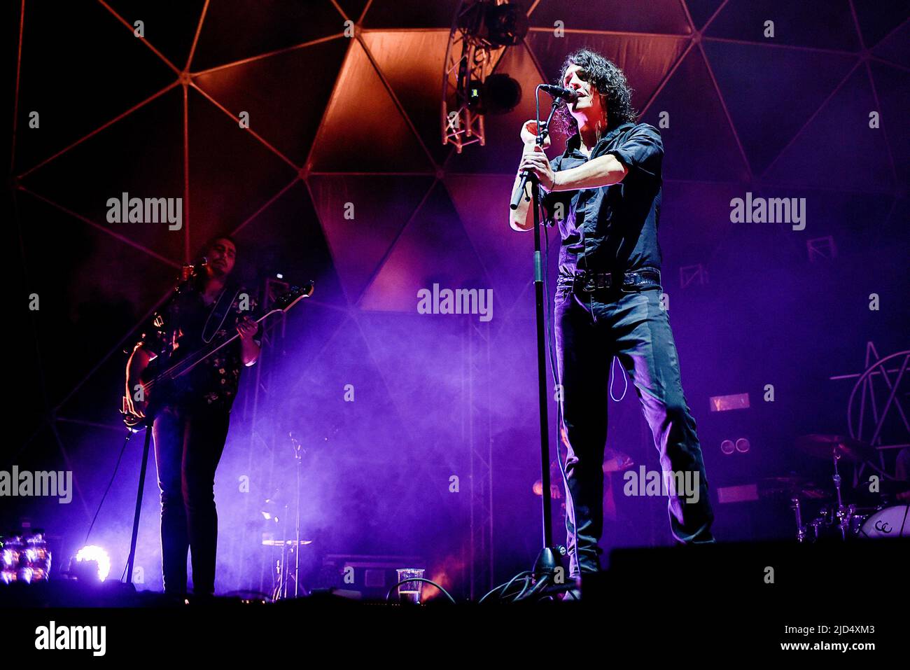 Rome, Italy. 17th June, 2022. Italian singer Francesco Motta, known ...