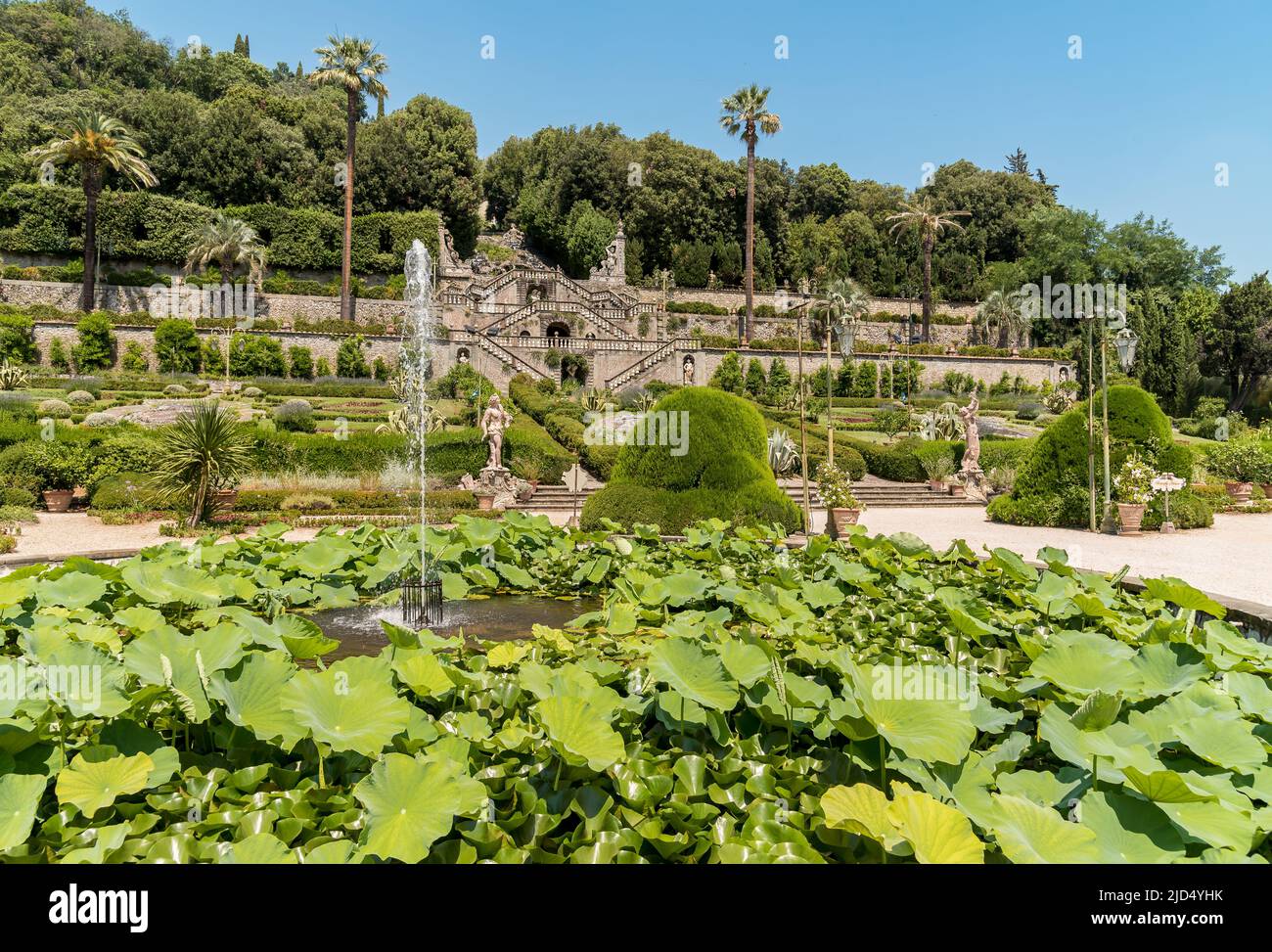 Historic Garden Garzoni in Collodi, in the municipality of Pescia ...