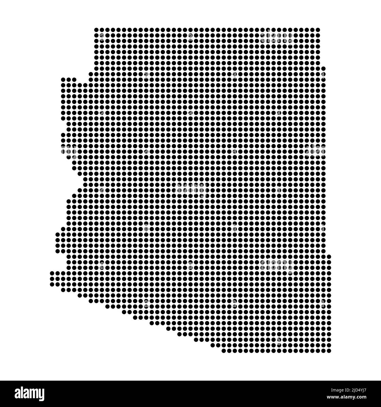 Arizona map shape, united states of america. Flat concept icon symbol ...