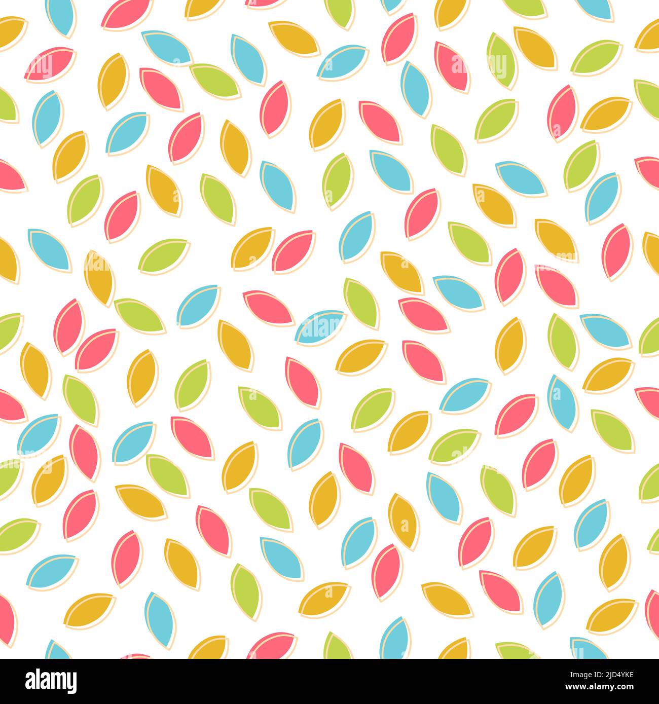 Flower leaf fashion design, natural ornament seamless pattern, textile ...