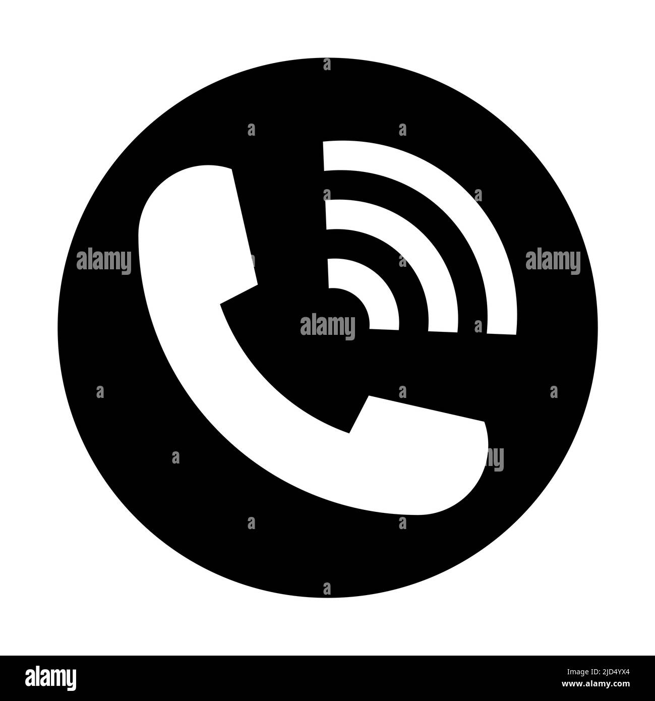 Mobile telephone symbol, smartphone icon button, chat web internet ...
