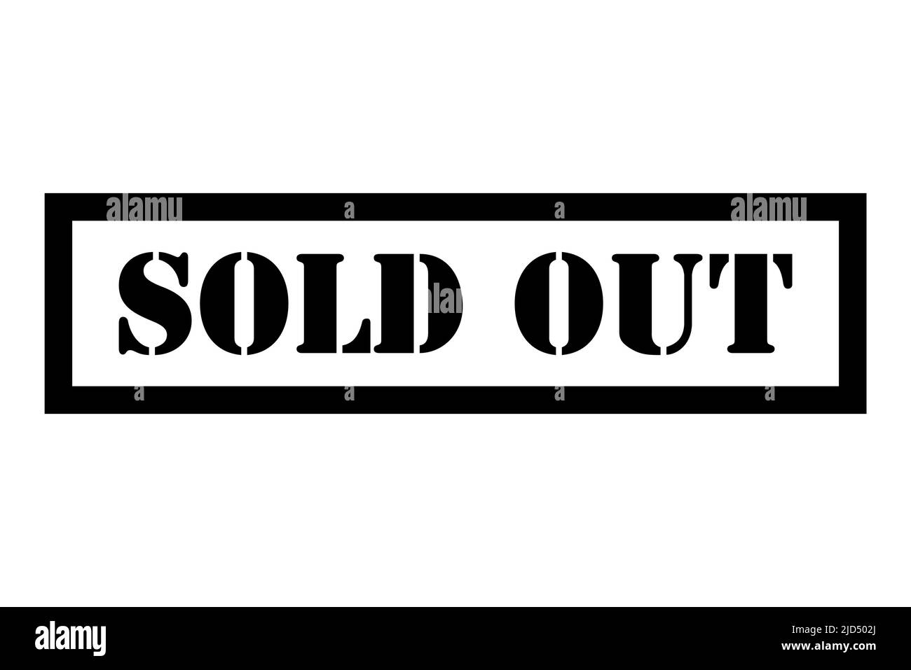 Sold out stamp symbol, label sticker sign button, text banner vector ...