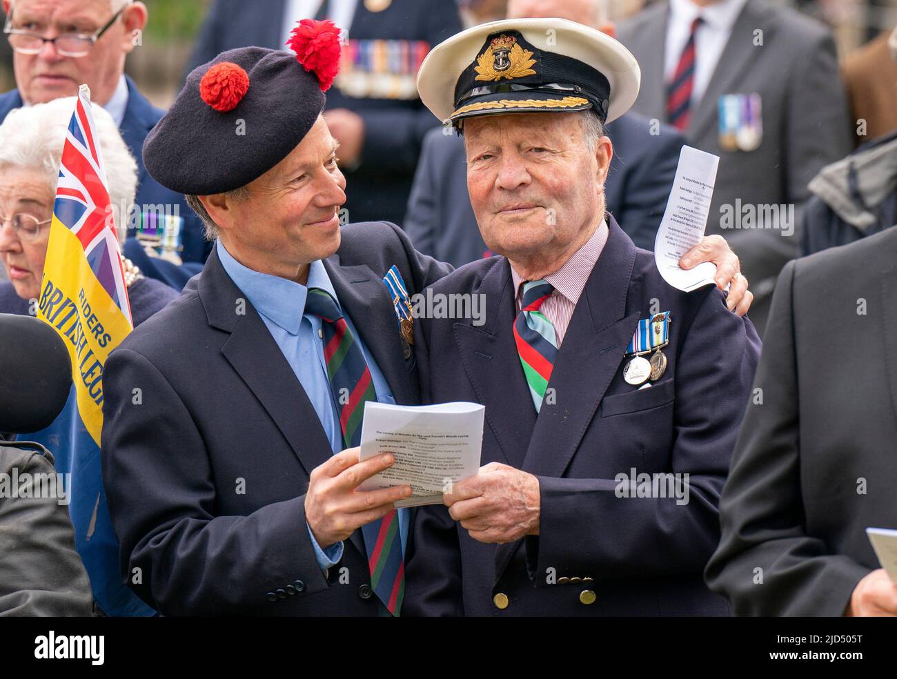 Captain Duncan Ferguson, aged 82 (right), with his son Captain Angus ...