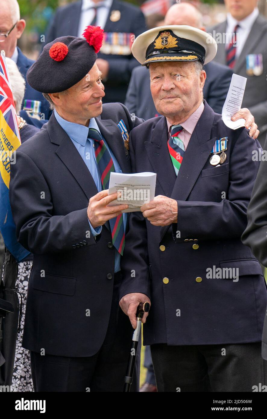 Captain Duncan Ferguson, aged 82 (right), with his son Captain Angus ...